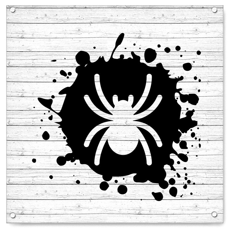 Spider Splat Ink. Svg Png Eps Dxf Cut Files. - Etsy