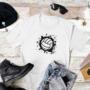 Volleyball Ball Splat Ink. Svg Png Eps Dxf Cut Files. - Etsy