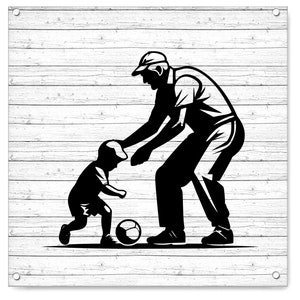 Old Man Playing With Little Boy. Svg Png Eps Dxf Cut Files. - Etsy