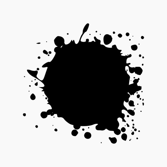 Ink Splatter. Svg Png Eps Dxf Cut Files. - Etsy