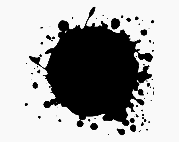 Ink Splatter. Svg Png Eps Dxf Cut Files. - Etsy