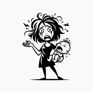 Frazzled Mum. 4 Svg Bundle. Svg Png Eps Dxf Cut Files. - Etsy