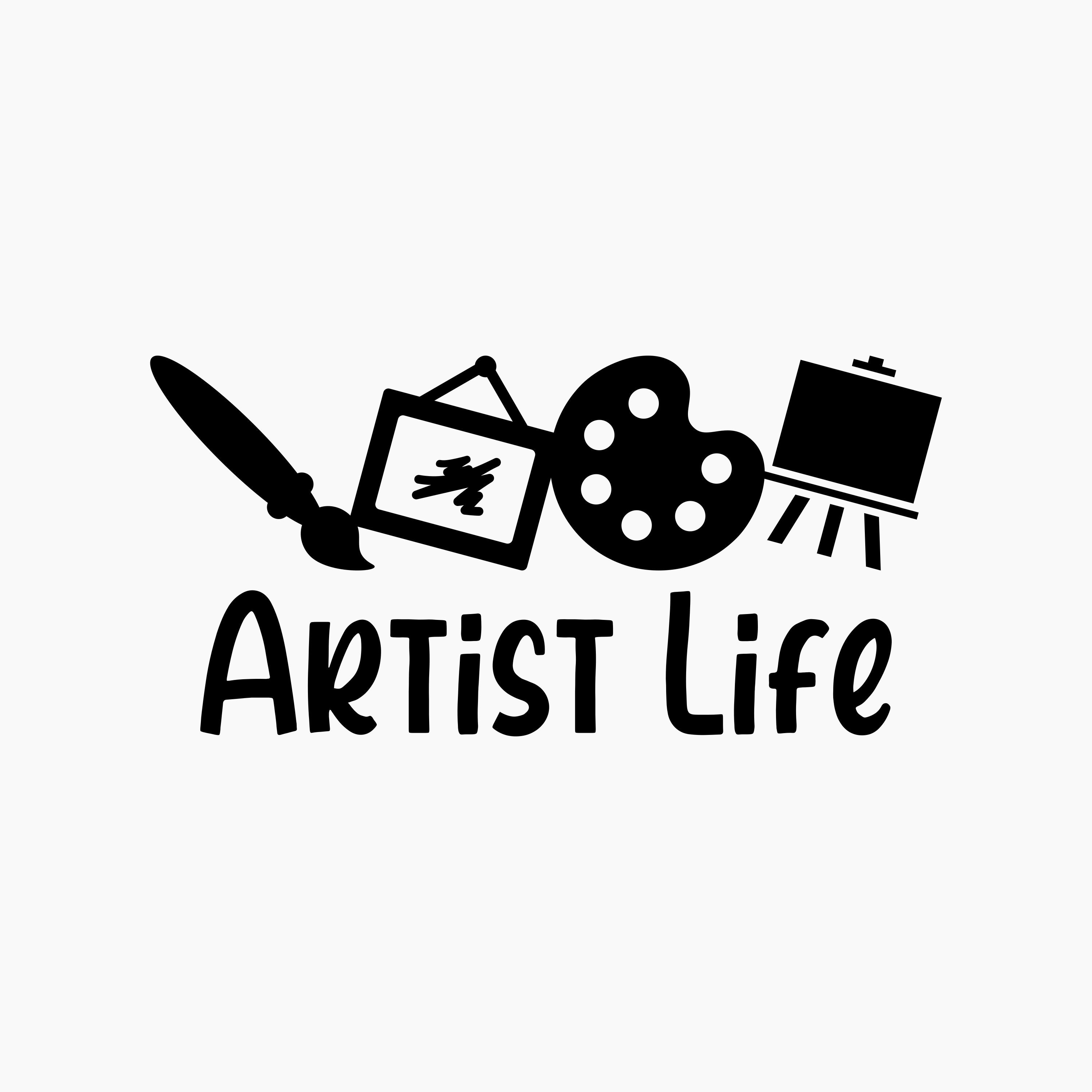 Artist Life. Svg Png Eps Dxf Cut Files. - Etsy