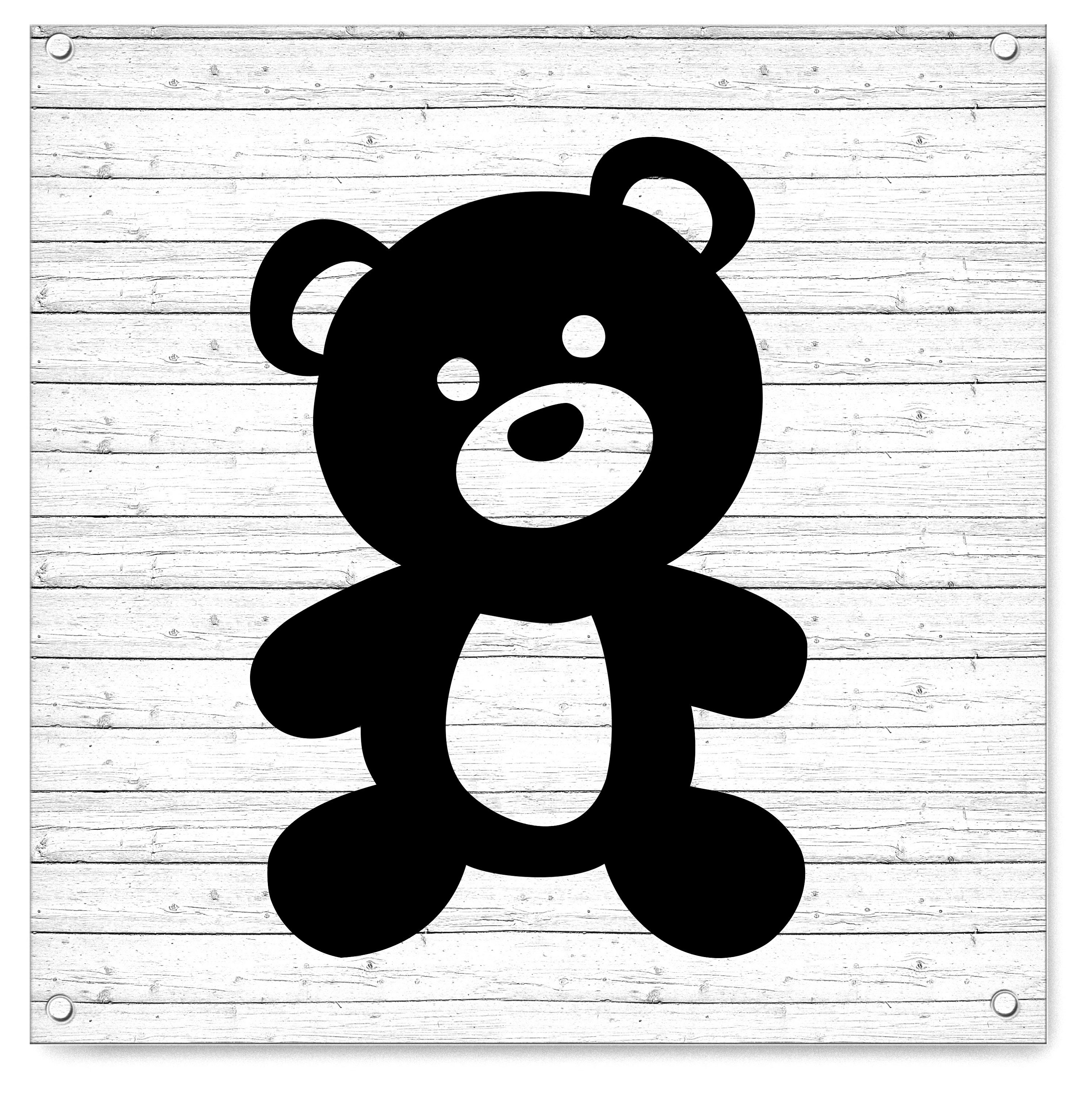 Vector Teddy Bears Stencils