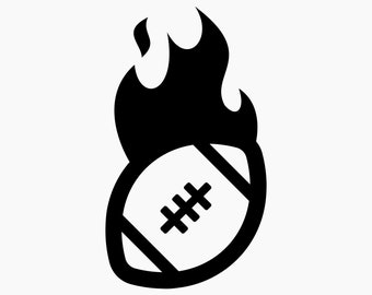 American football ball splat ink. Svg Png Eps Dxf Cut files. | Etsy