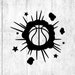 Exploding Basketball Ball. Svg Png Eps Dxf Cut Files. - Etsy