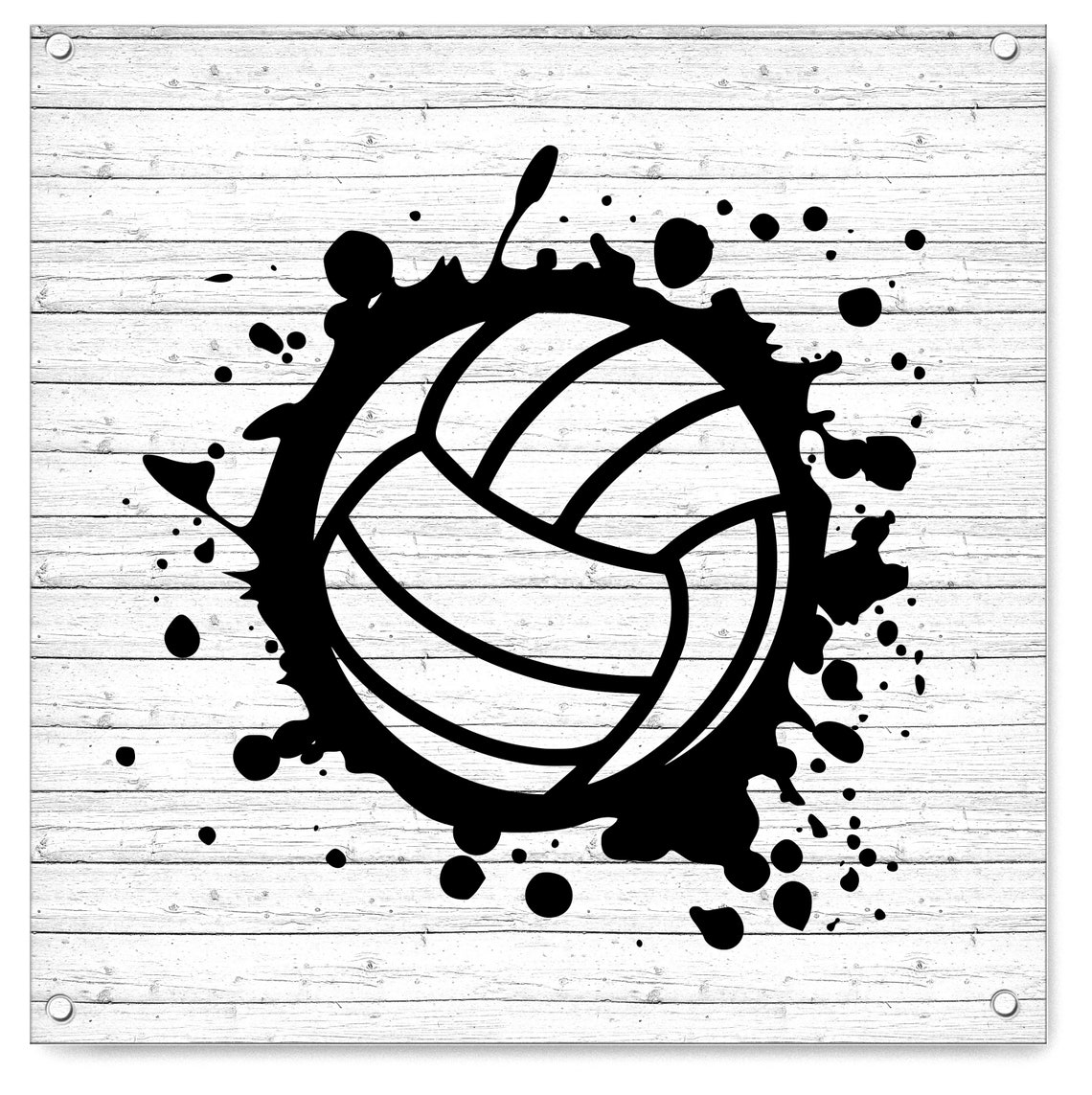 Volleyball Ball Splat Ink. Svg Png Eps Dxf Cut Files. - Etsy