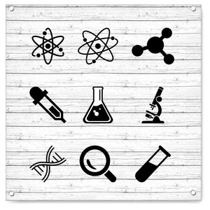 Atom Science Laboratory. Svg Png Eps Dxf Cut Files. - Etsy