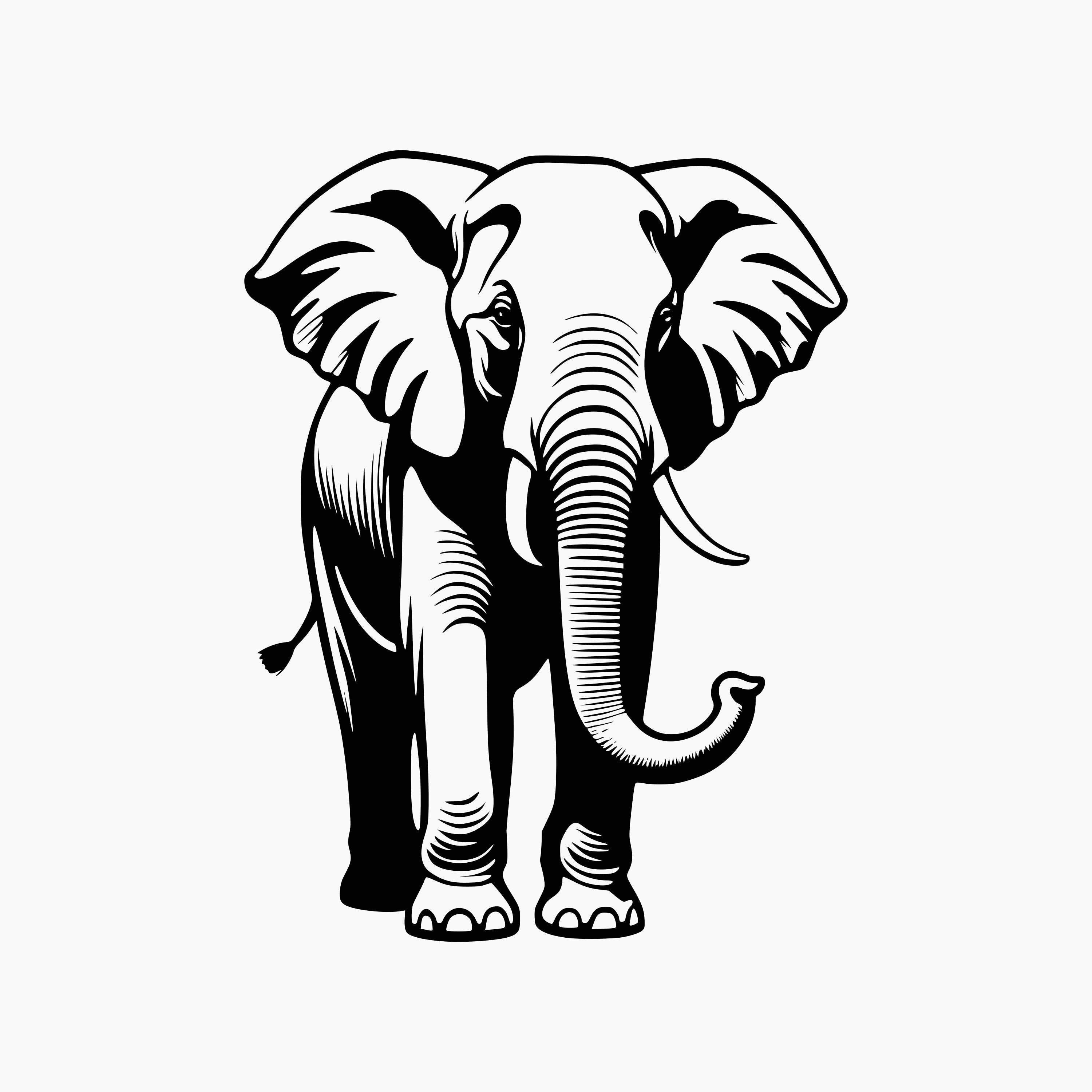 Elephant. Svg Png Eps Dxf Cut Files. - Etsy UK