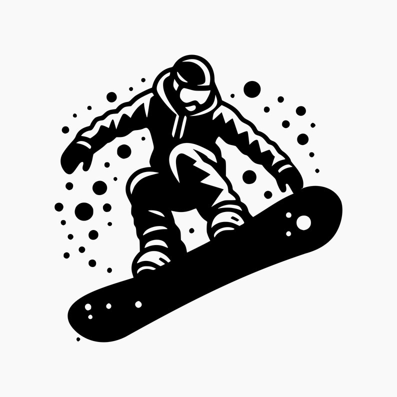 Snowboarding. 3 Svg Bundle. Svg Png Eps Dxf Cut Files. - Etsy