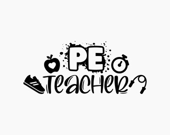 Pe Teacher Svg - Etsy UK