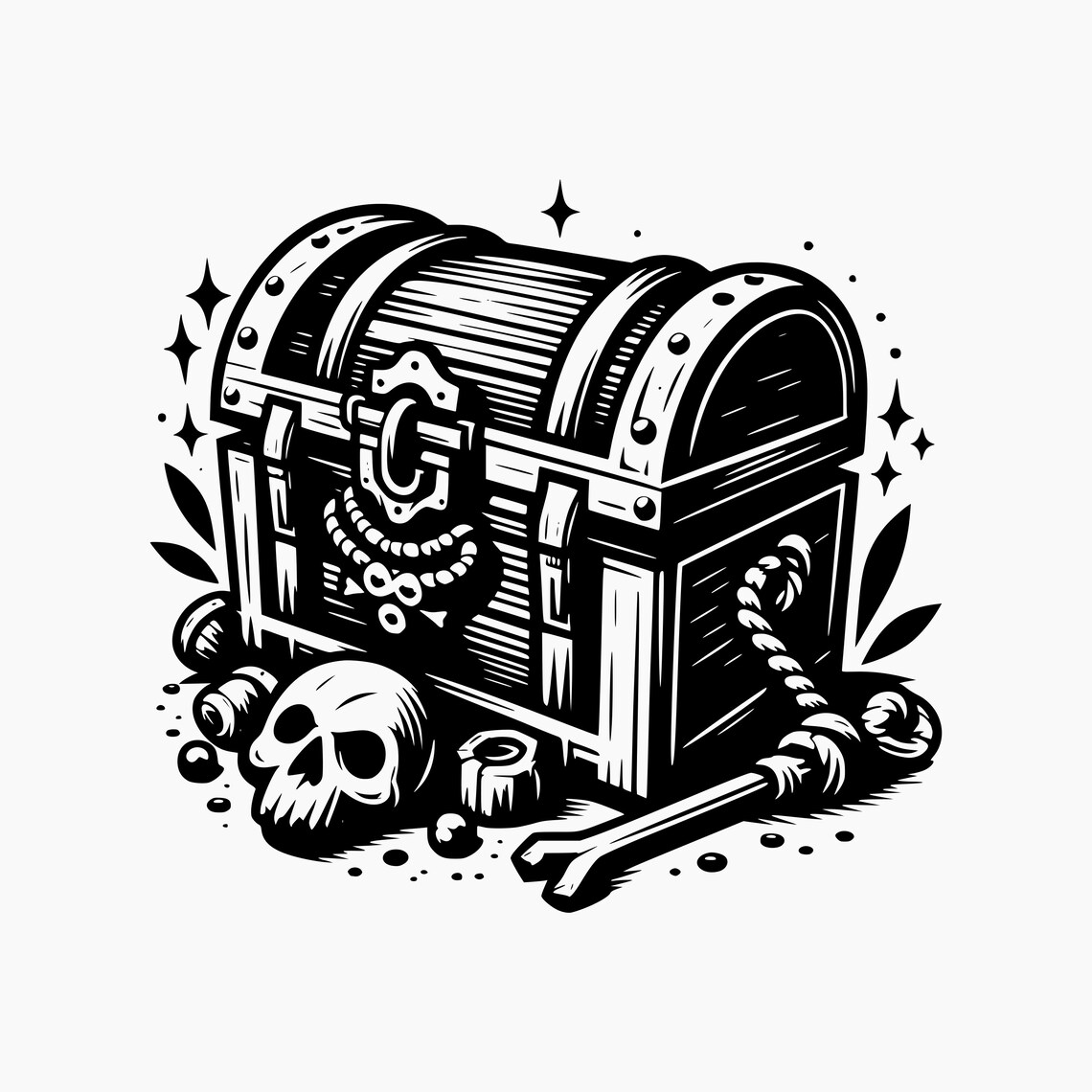 Treasure Chest. 4 Svg. Svg Png Eps Dxf Cut Files. - Etsy Canada