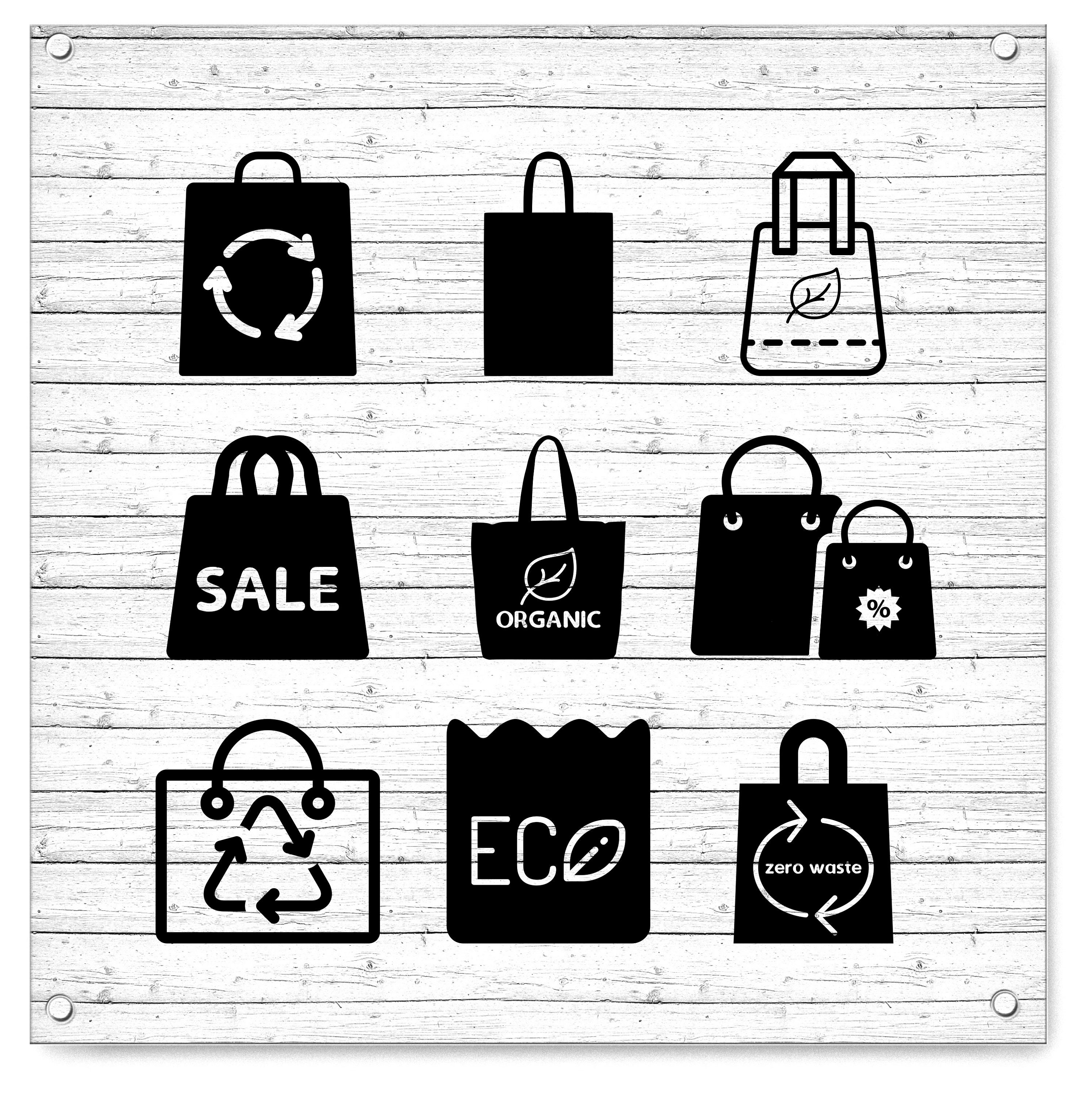 Shopping Bag. Svg Png Eps Dxf Cut Files. - Etsy