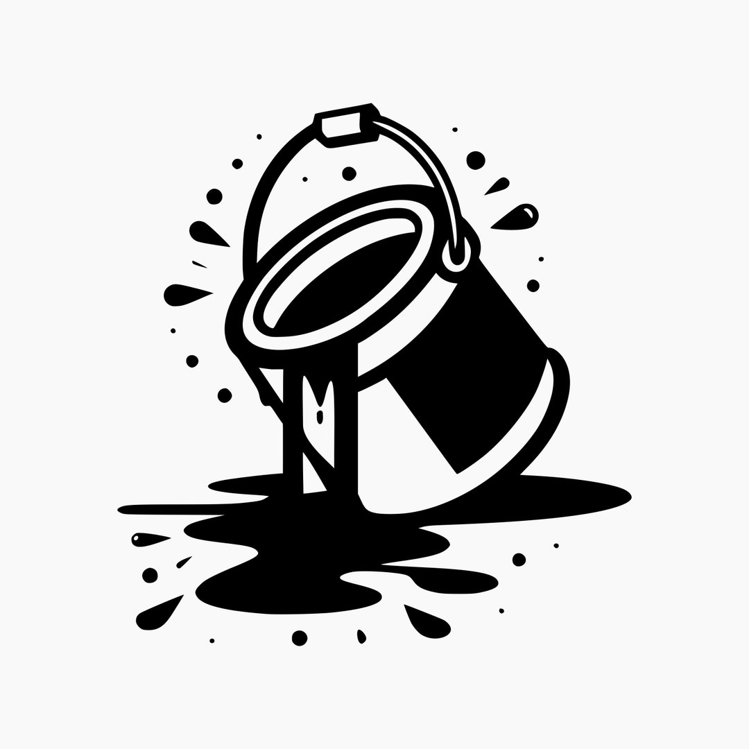 Paint Spill. Svg Png Eps Dxf Cut Files. - Etsy