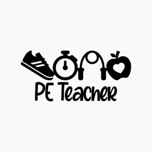 PE Teacher. Svg Png Eps Dxf Cut Files. - Etsy