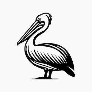 Pelican. Svg Png Eps Dxf Cut Files. - Etsy