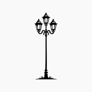 Lamp Post. Svg Png Eps Dxf Cut Files. - Etsy