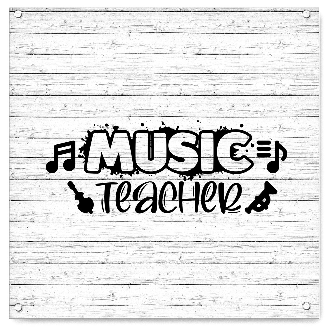 Music Teacher. Svg Png Eps Dxf Cut Files. - Etsy