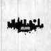 Atlanta Skyline Silhouette. Svg Png Eps Dxf Cut Files. - Etsy