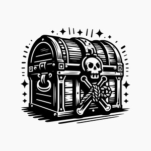Treasure Chest. 4 Svg. Svg Png Eps Dxf Cut Files. - Etsy