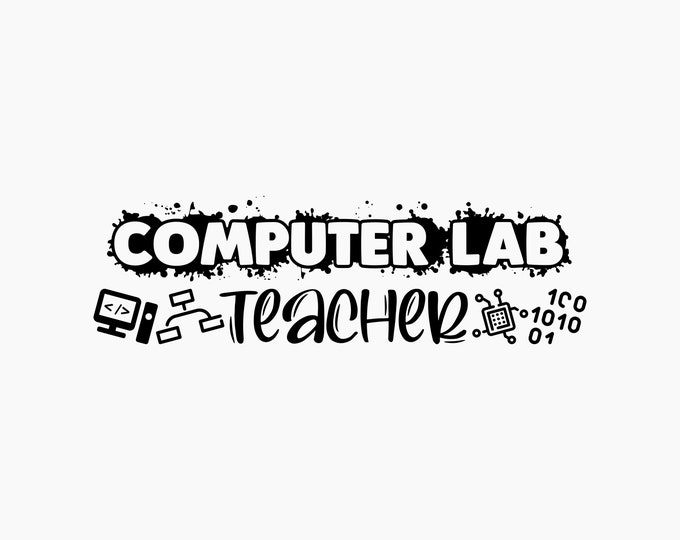 Computer Lab Poster Set, Classroom Decor, Set of 7 Computers Class ...