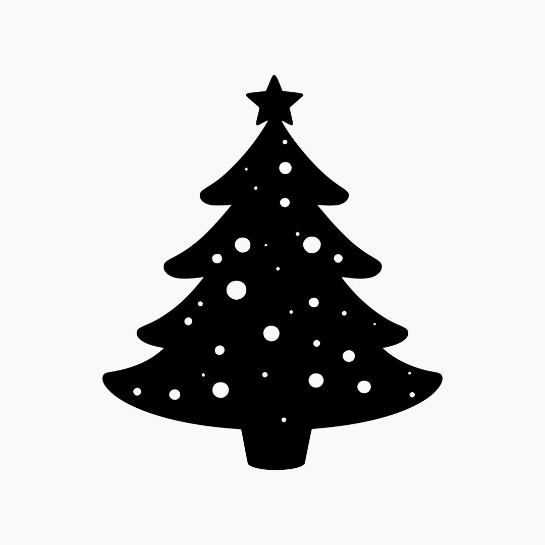 Christmas Tree. Svg Png Eps Dxf Cut Files. - Etsy