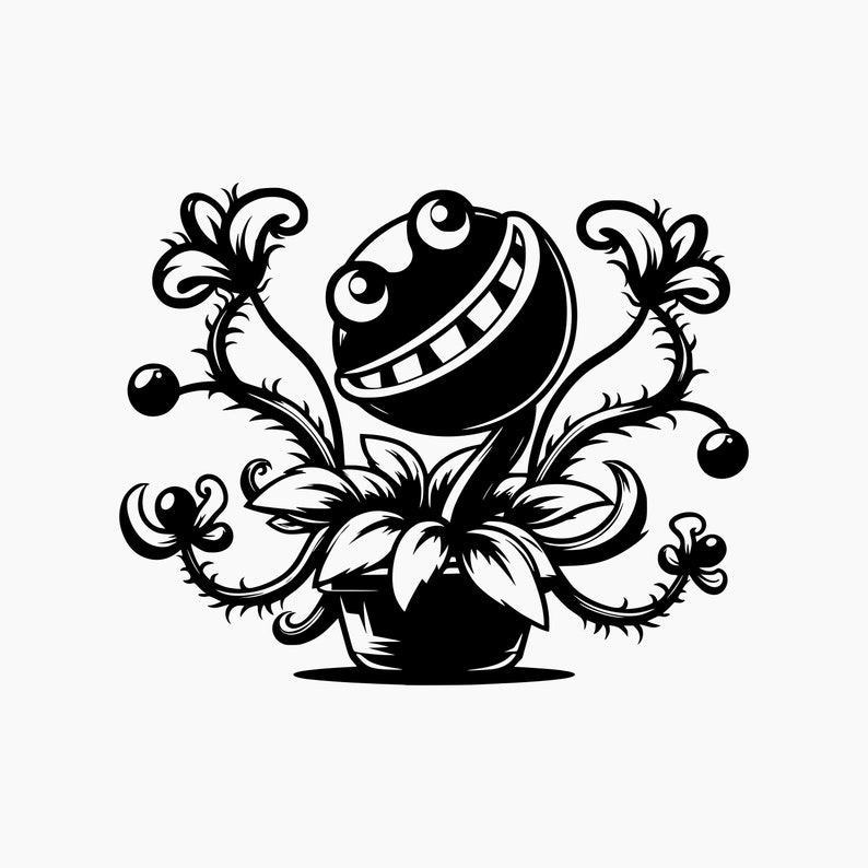 Carnivorous Plant. 6 Svg Bundle. Svg Png Eps Dxf Cut Files. - Etsy