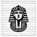 Egyptian Pharaoh. Svg Png Eps Dxf Cut Files. - Etsy