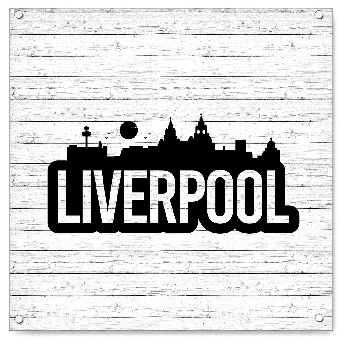 Liverpool Bold Skyline. Svg Png Eps Dxf Cut Files. - Etsy