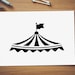 Big Top Circus Tent Carnival. Svg Png Eps Dxf Cut Files. - Etsy Canada