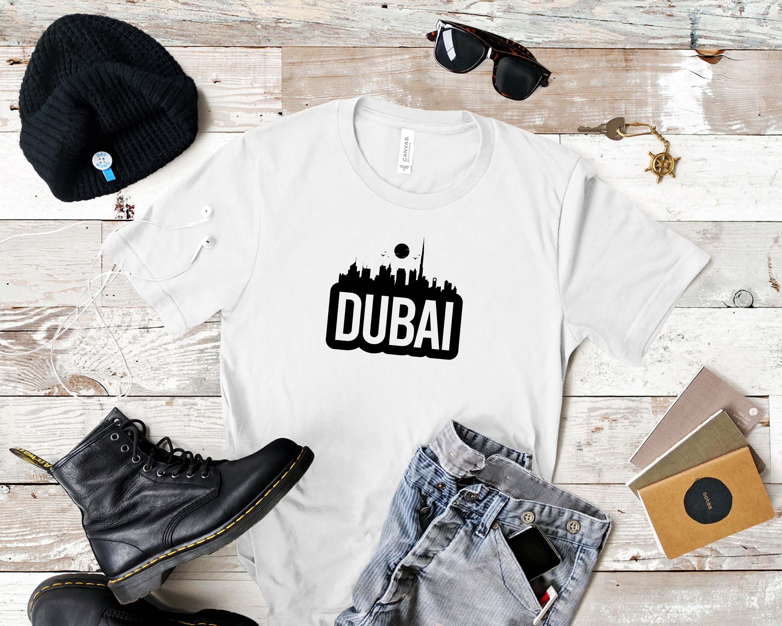 Dubai Bold Skyline. Svg Png Eps Dxf Cut Files. - Etsy