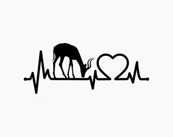 Cow Heartbeat. Svg Png Eps Dxf Cut Files. - Etsy