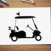 Golf Cart. Svg Png Eps Dxf Cut Files. - Etsy