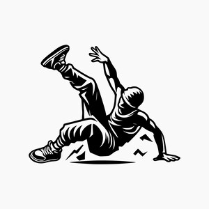 Breakdance. 4 Svg Bundle. Svg Png Eps Dxf Cut Files. - Etsy