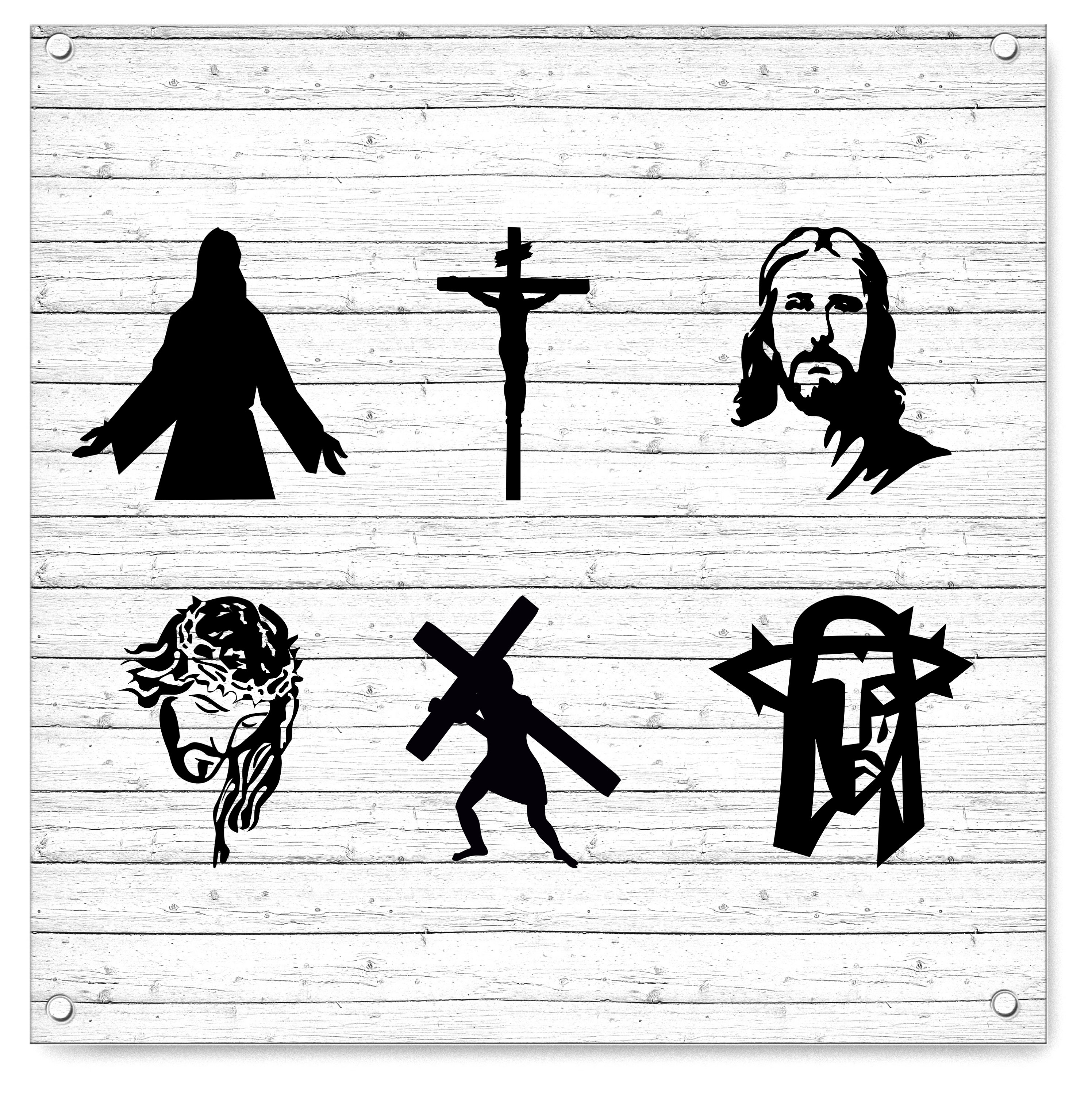 Jesus. Svg Png Eps Dxf Cut Files. - Etsy