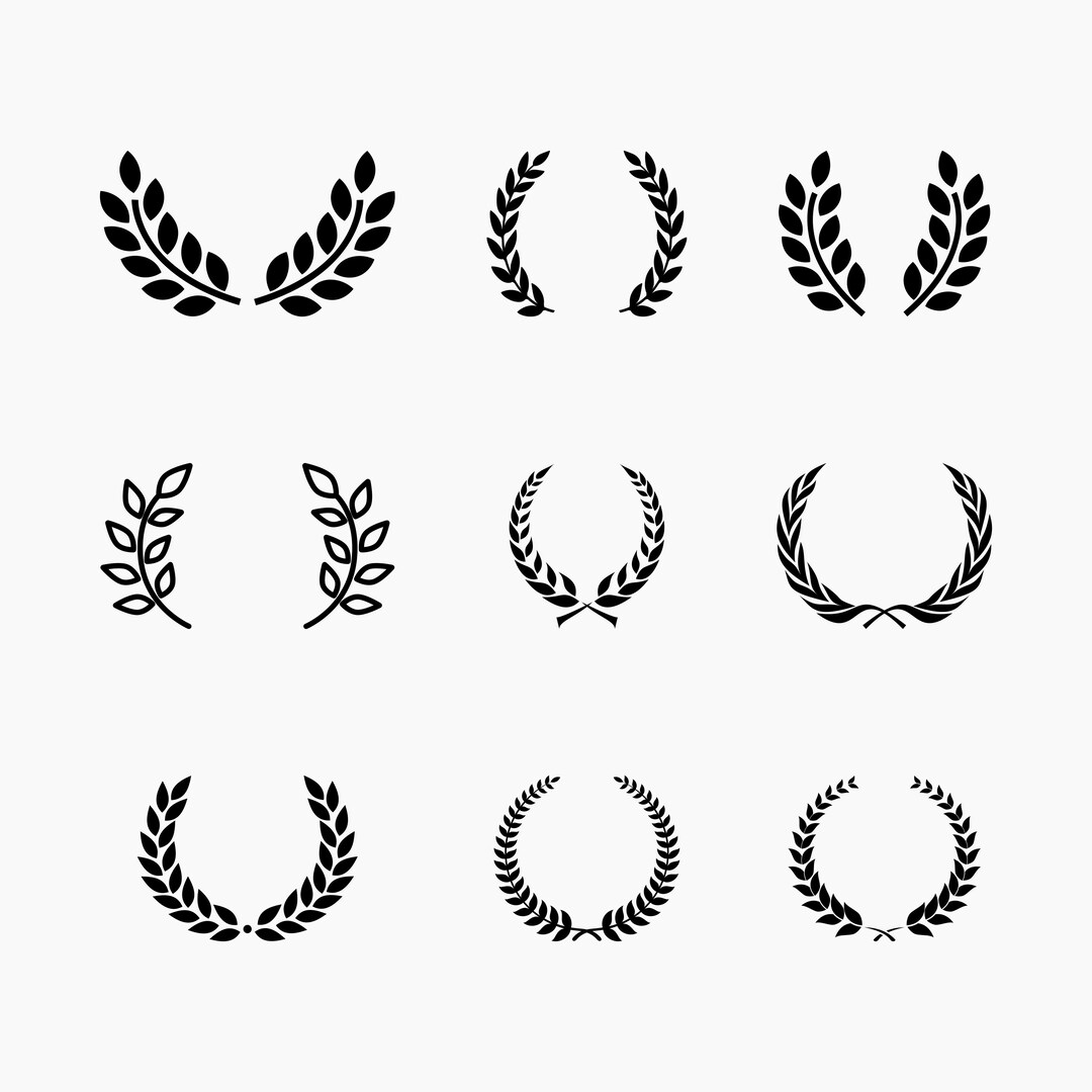 Laurel. Svg Png Eps Dxf Cut Files. - Etsy