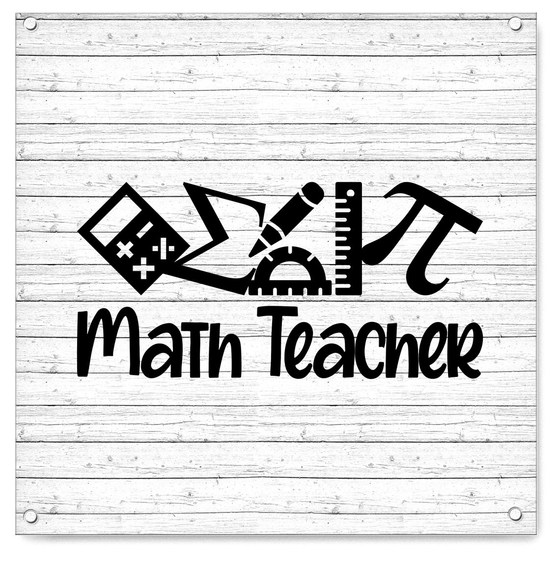 Math Teacher. Svg Png Eps Dxf Cut Files. - Etsy