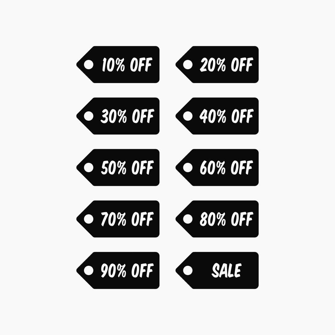 Price Tags. Svg Png Eps Dxf Cut Files. - Etsy