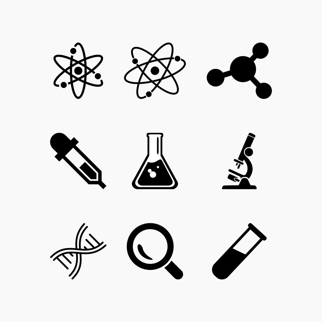Atom Science Laboratory. Svg Png Eps Dxf Cut Files. - Etsy