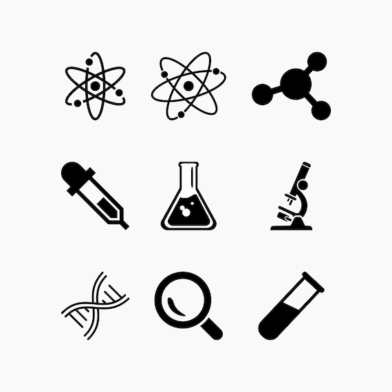 Atom Science Laboratory. Svg Png Eps Dxf Cut Files. - Etsy
