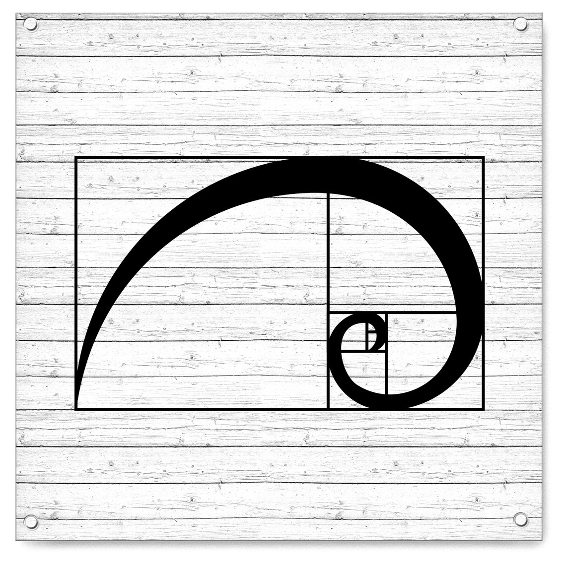 Fibonacci Spiral. Svg Png Eps Dxf Cut Files. | Etsy