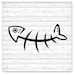Fishbone. Svg Png Eps Dxf Cut Files. - Etsy Canada