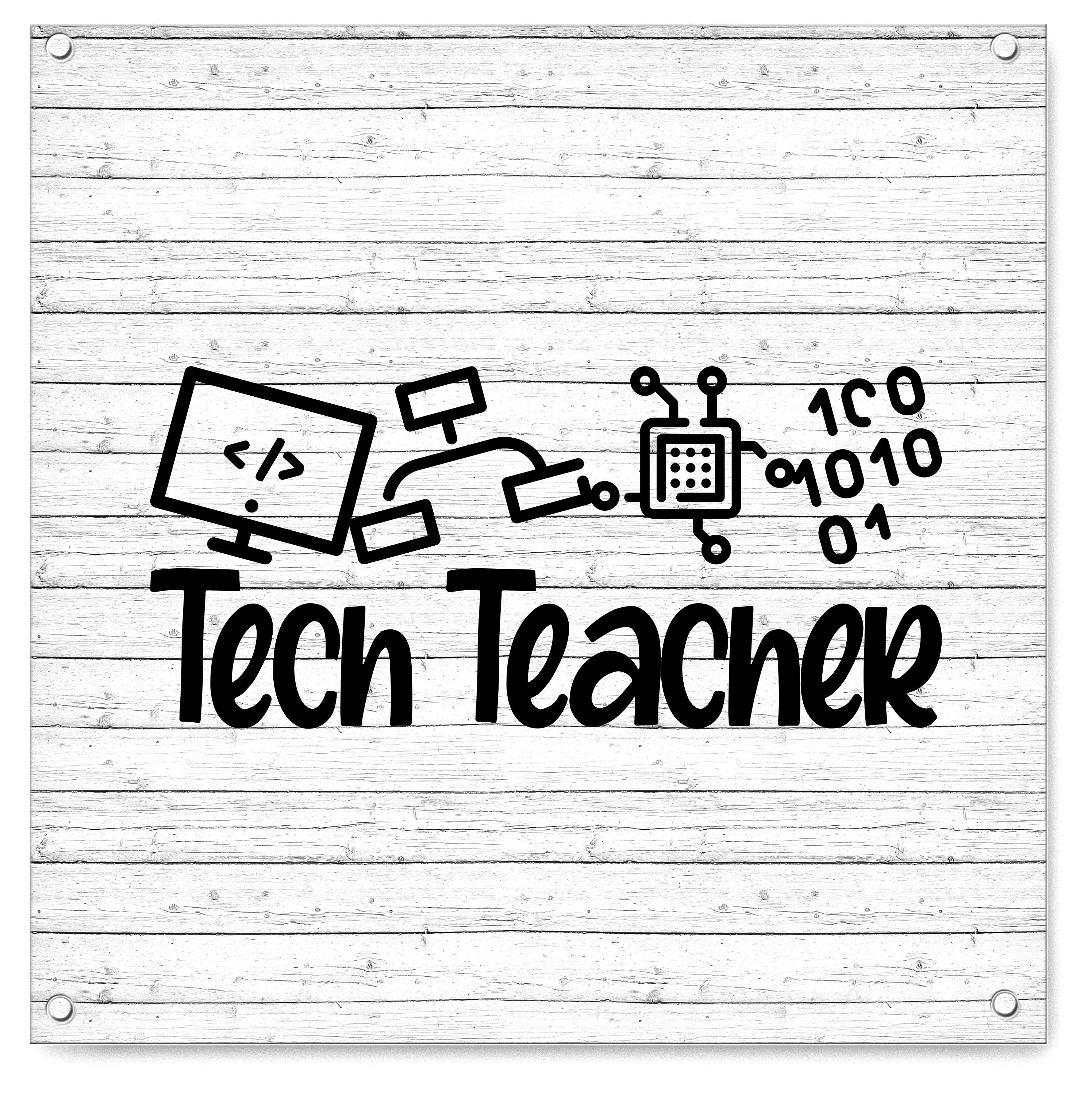 Tech Teacher. Svg Png Eps Dxf Cut Files. - Etsy