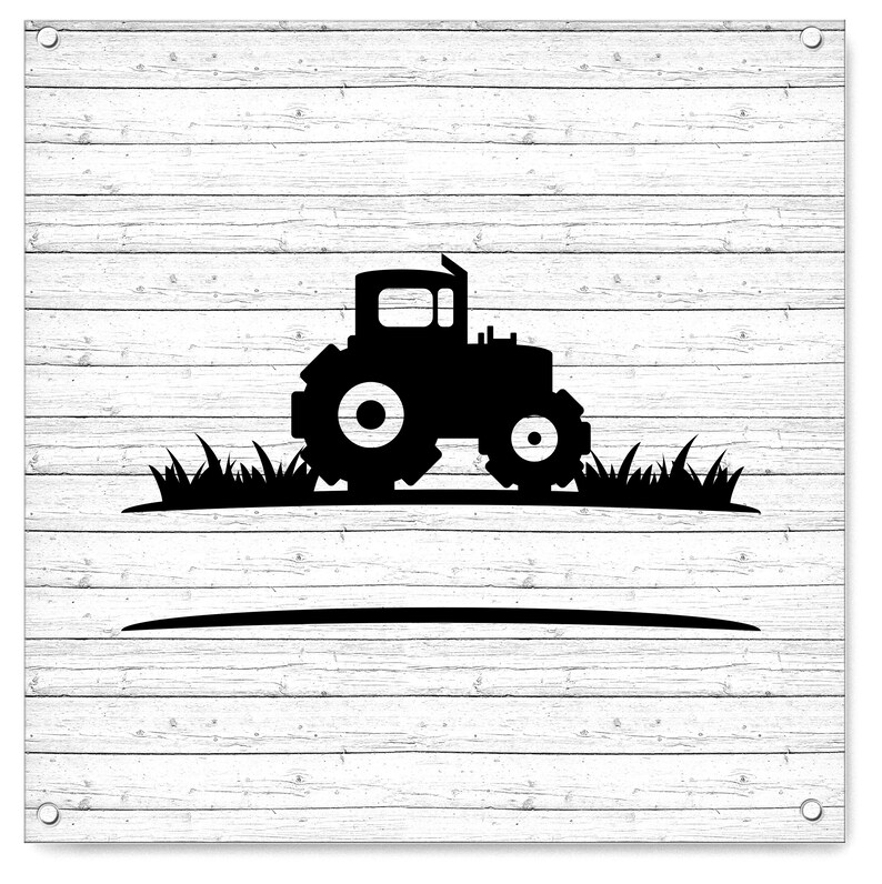 Tractor Monogram. Svg Png Eps Dxf Cut Files. - Etsy