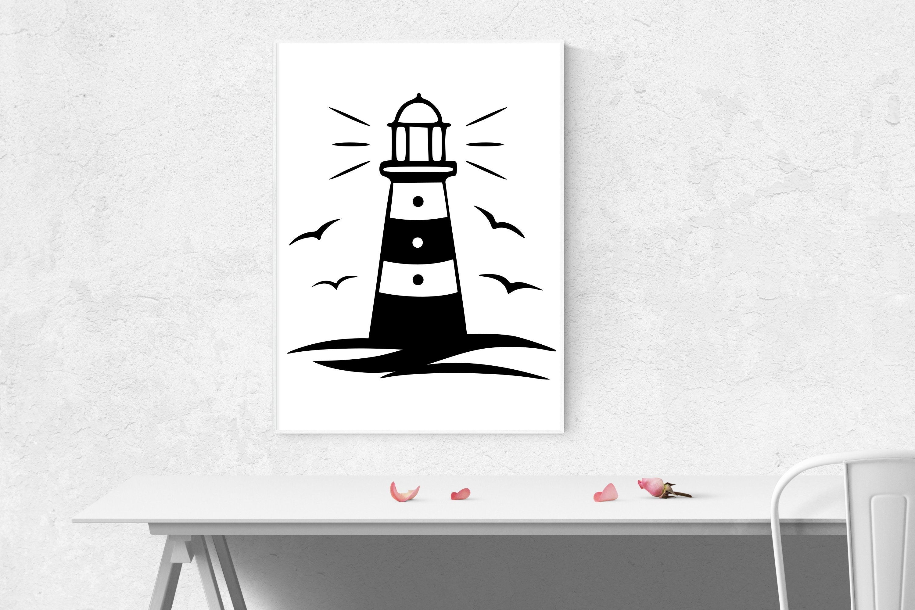 Lighthouse. Svg Png Eps Dxf Cut Files. - Etsy