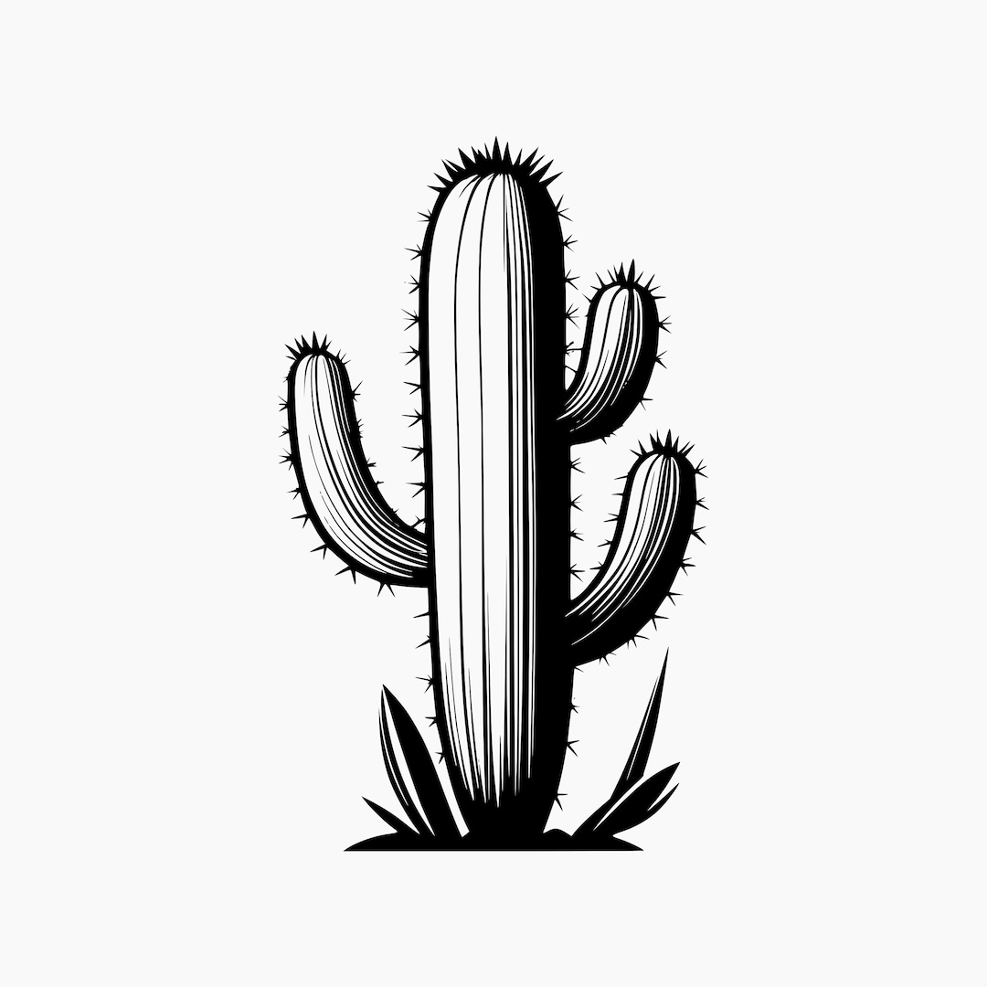 Cactus. Svg Png Eps Dxf Cut Files. - Etsy
