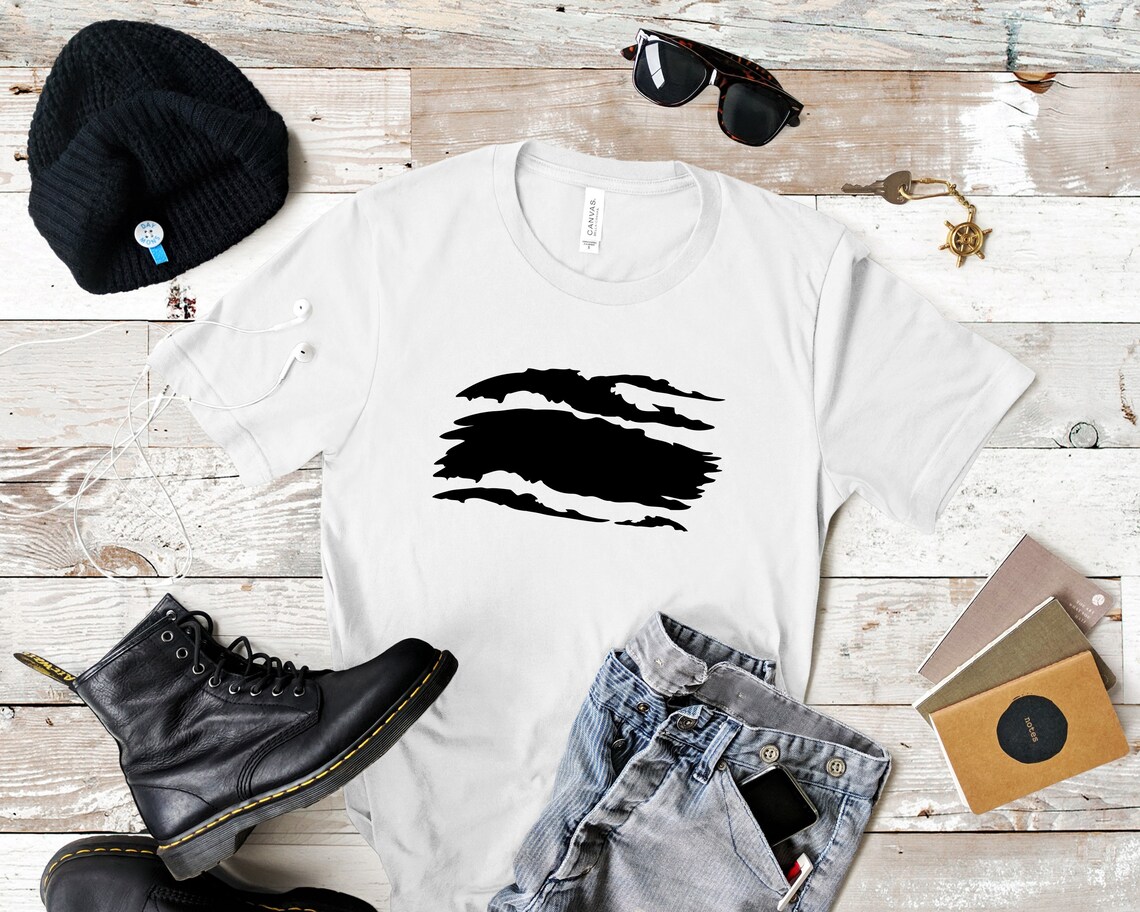 Ripping Shirt. Svg Png Eps Dxf Cut Files. - Etsy