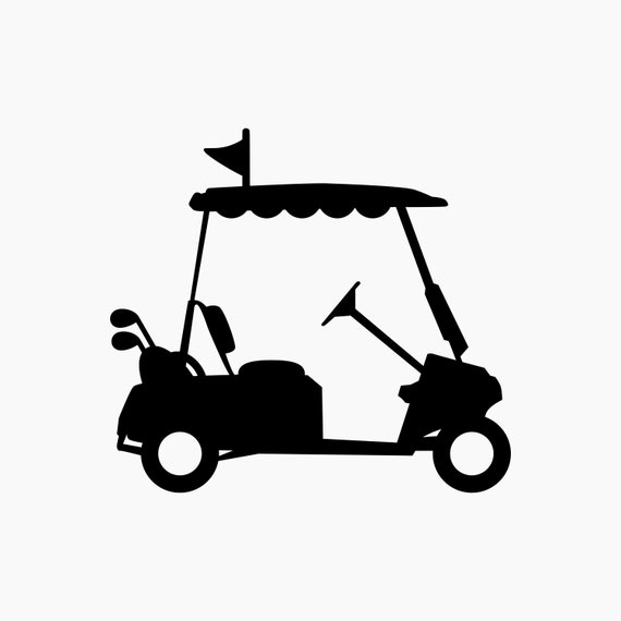 Golf Cart. Svg Png Eps Dxf Cut Files. | Etsy