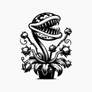 Carnivorous Plant. 6 Svg Bundle. Svg Png Eps Dxf Cut Files. - Etsy