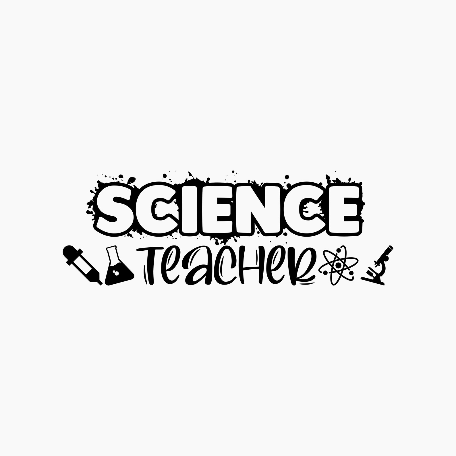 Science Teacher. Svg Png Eps Dxf Cut Files. - Etsy